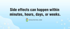How Quickly Do Side Effects Happen | Education Center | Sequencing ...
